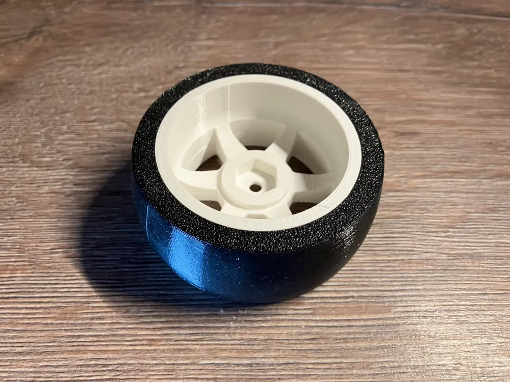 RC 1:16 custom rims with slick tire by Special Printing Services ...