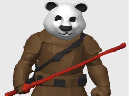 Sith-Panda by Dancerino MakerWorld: Download Free 3D Models