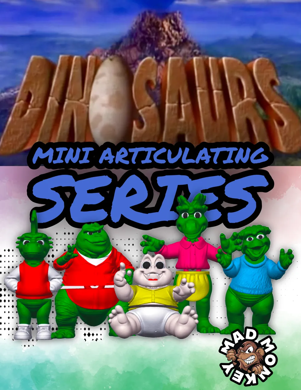 baby from the dinosaurs show flexi articulating by MadMonkey3D MakerWorld: Download Free 3D Models