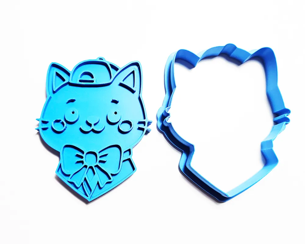 Dapper Cat Cookie Cutter / Stamp - Free 3D Print Model - MakerWorld