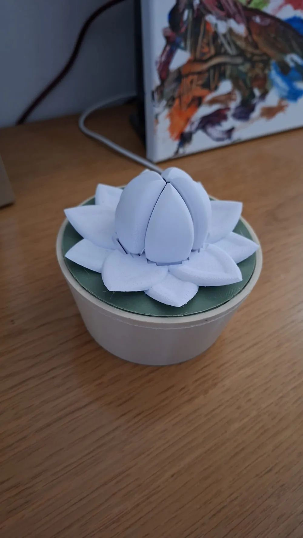 Luminous Flower - OPEN/CLOSE - ESP32 C3 - NO AMS - Free 3D Print Model ...