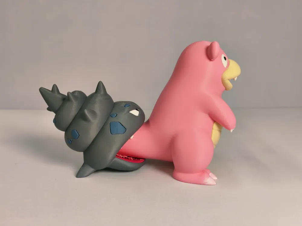 Pokémon First Generation #0080 Slowbro Multicolored Model - Free 3D ...