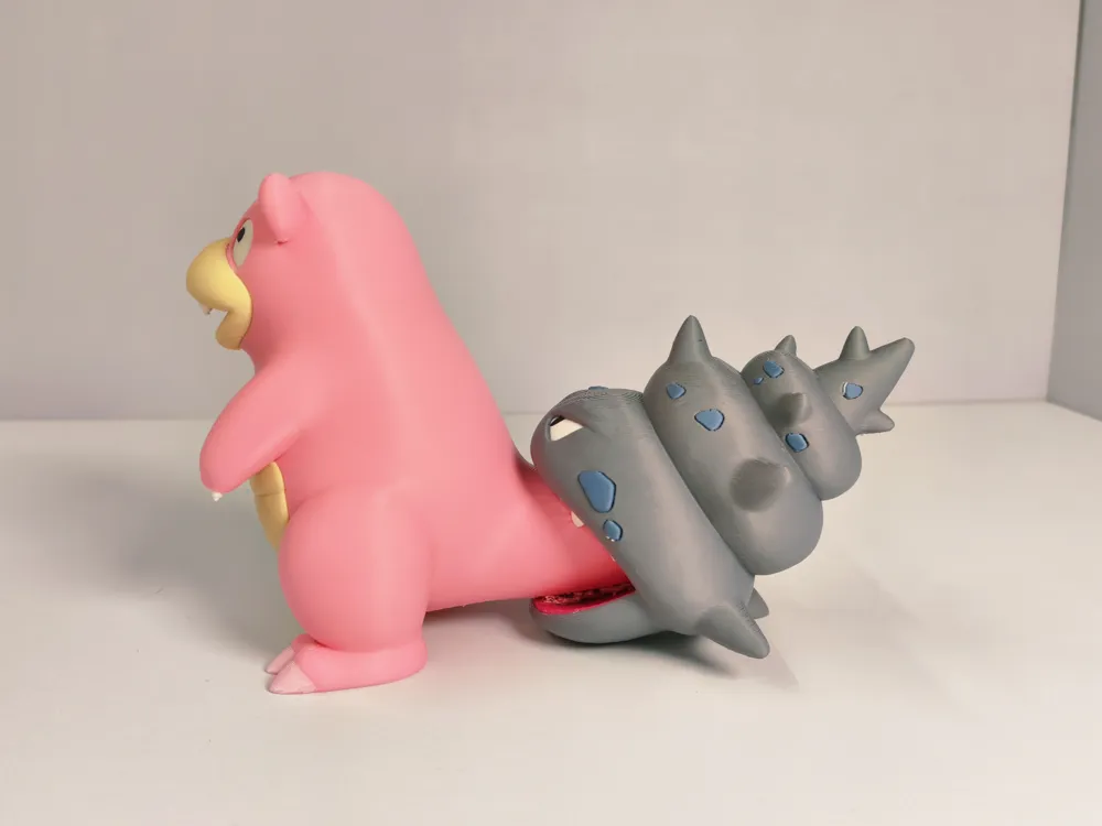 Pokémon First Generation #0080 Slowbro Multicolored Model - Free 3D ...