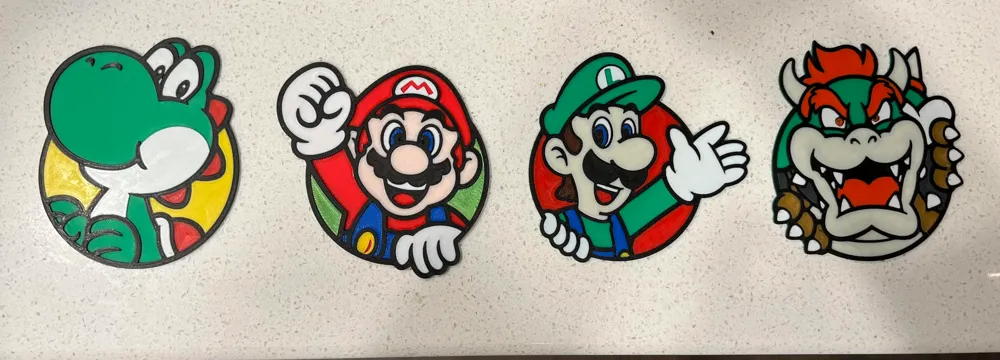 Luigi 2D Wall Art by melkin03 - MakerWorld