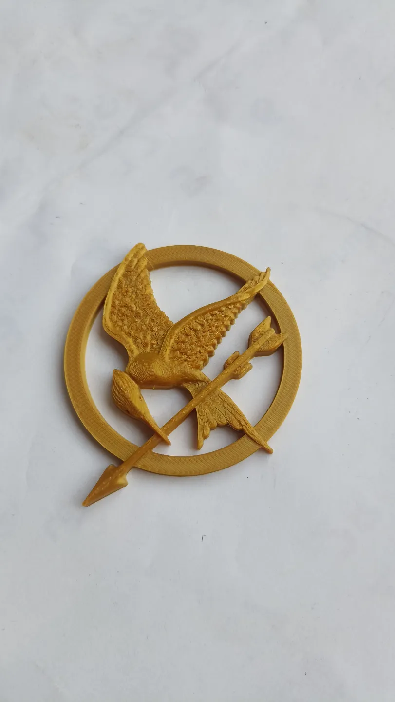 mockingjay logo brooch maget. Remixed by Maraktos - MakerWorld