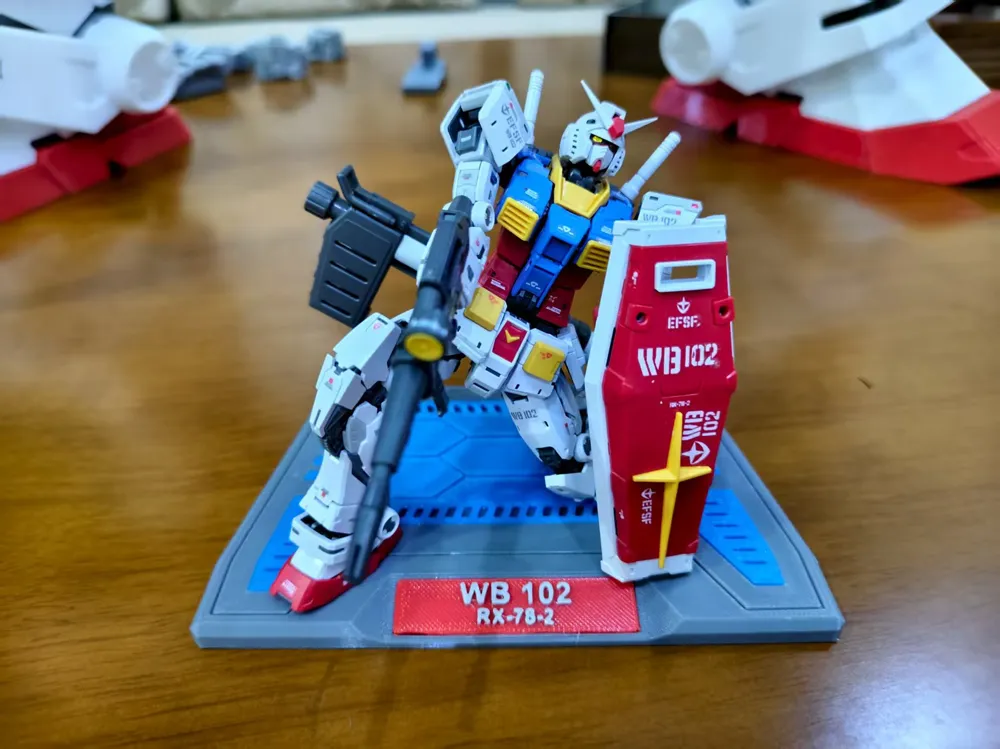 Gundam Base - Free 3D Print Model - MakerWorld
