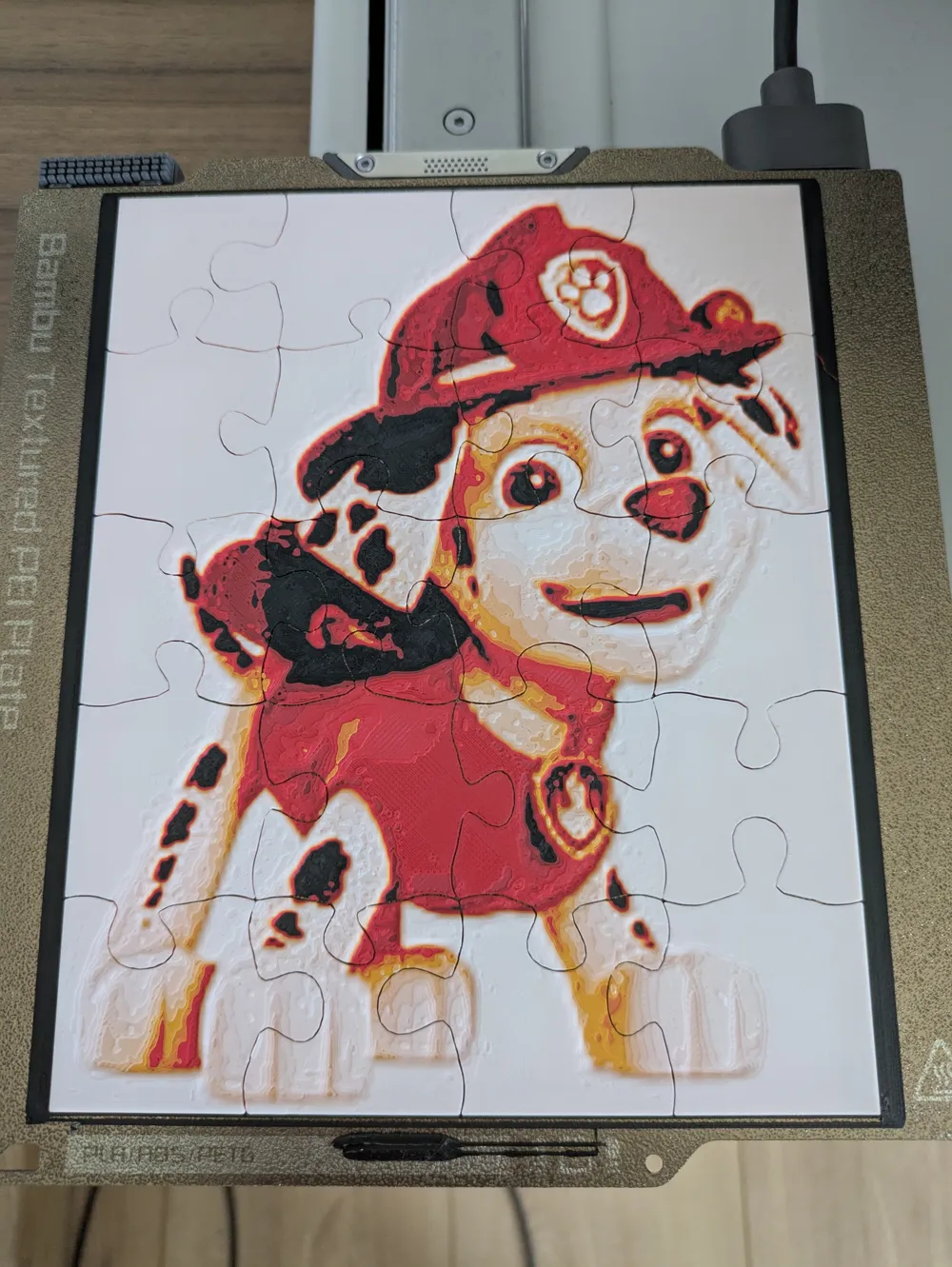 Paw patrol Marshall Hueforge puzzle (20 pieces) by Catalia - MakerWorld