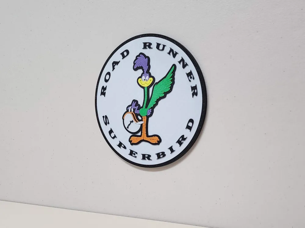 Superbird "Road Runner" Emblem Wall Display by briankstan MakerWorld ...