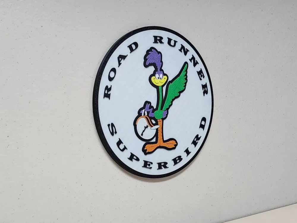 Superbird "Road Runner" Emblem Wall Display by briankstan MakerWorld ...