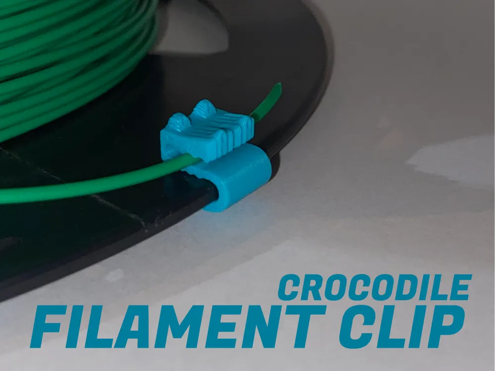 Croc – Filament Clip (3mm & 5mm versions) by Mirczi - MakerWorld