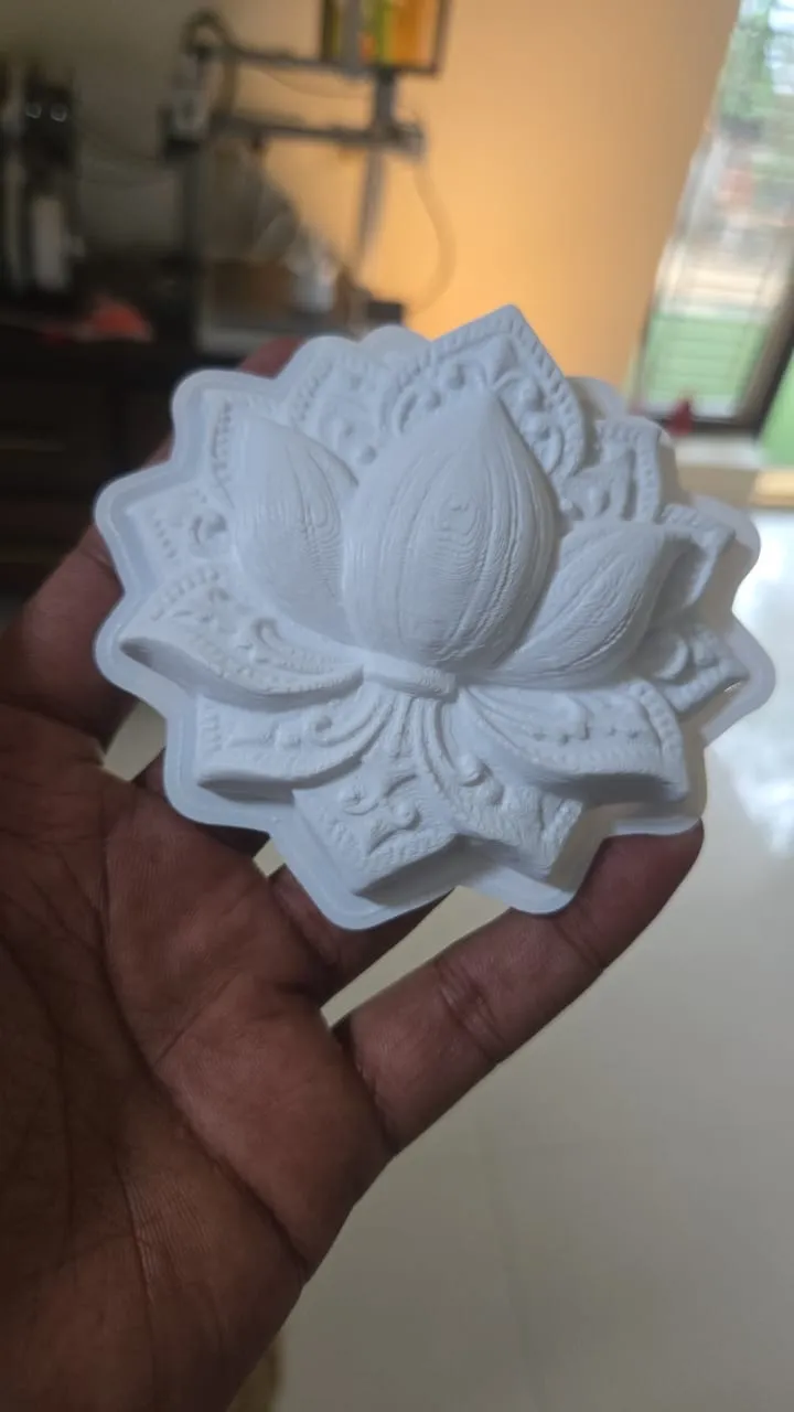 puja handles lotus diya and bell - Free 3D Print Model - MakerWorld