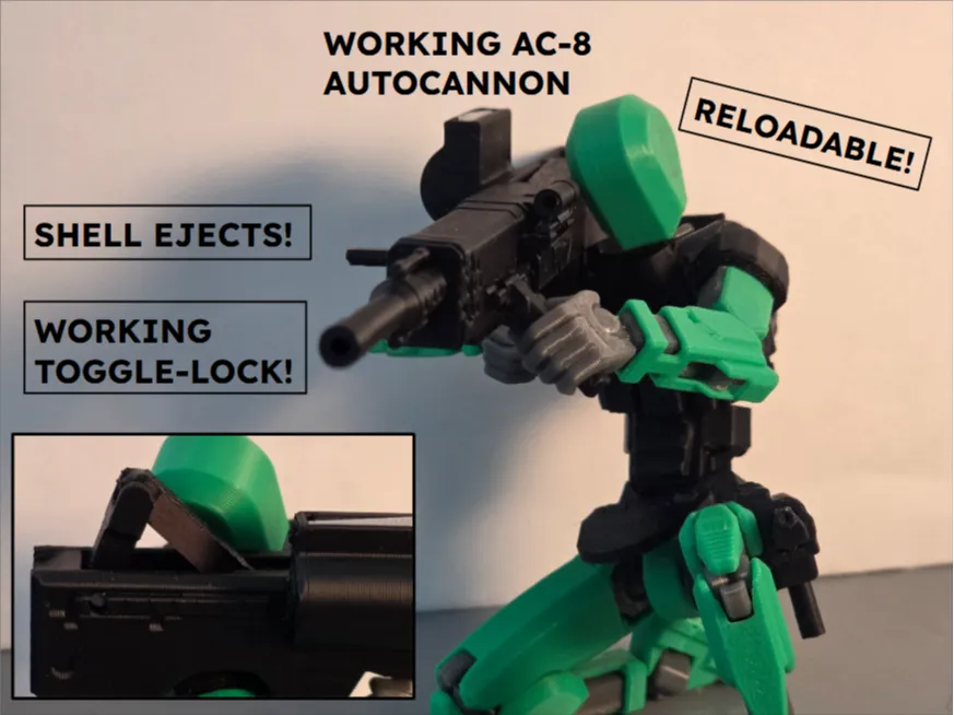 Working Helldivers 2 AC-8 Autocannon For Dummy 13 - Free 3D Print Model ...