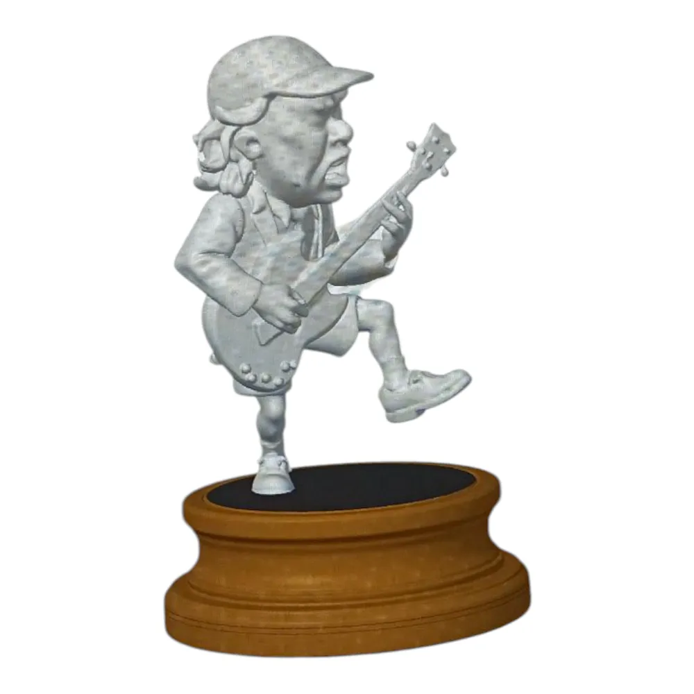 Angus Young, ACDC - Free 3D Print Model - MakerWorld