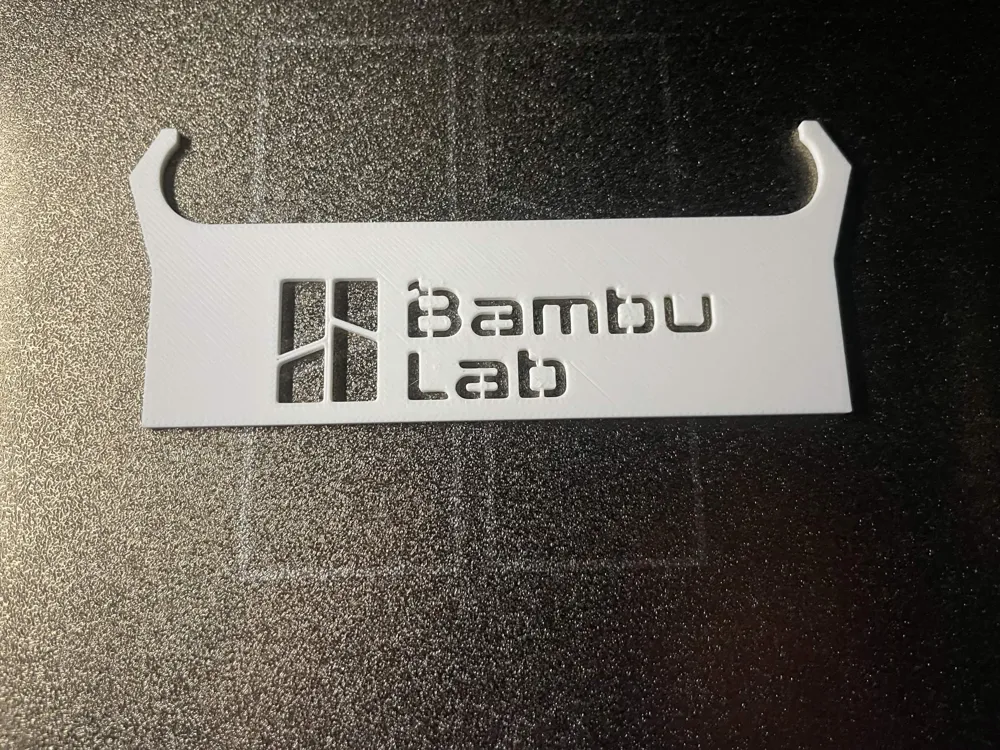 Bambu Lab P1S Front Badge Clip |Printer Decoration - Free 3D Print ...