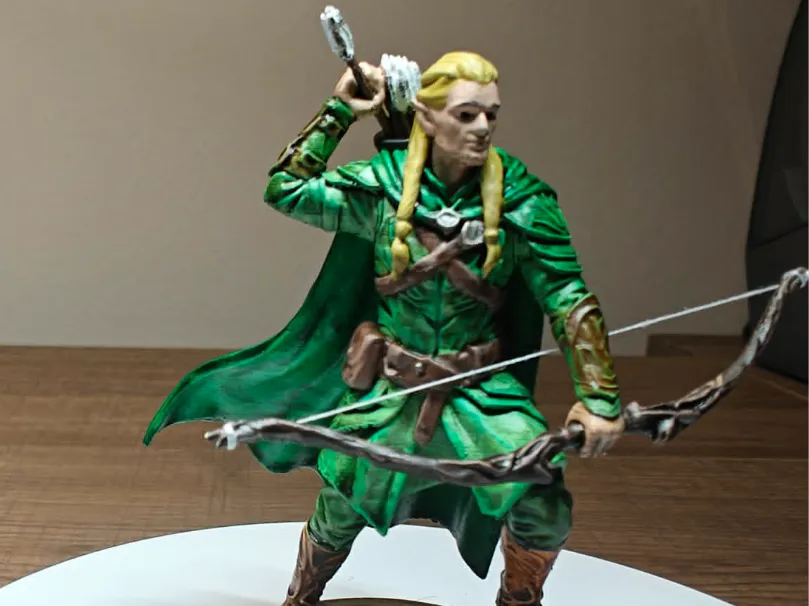 Elf Archer Figure - Free 3D Print Model - MakerWorld