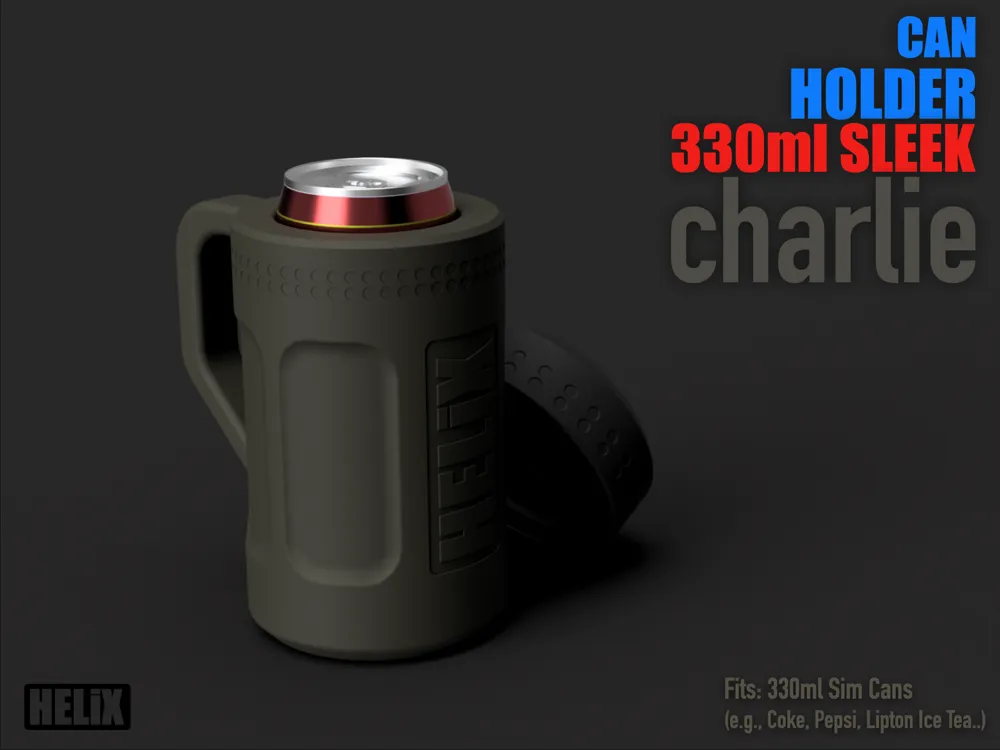 HELiX Tactical CAN HOLDER charlie – SLEEK Edition - Free 3D Print Model ...