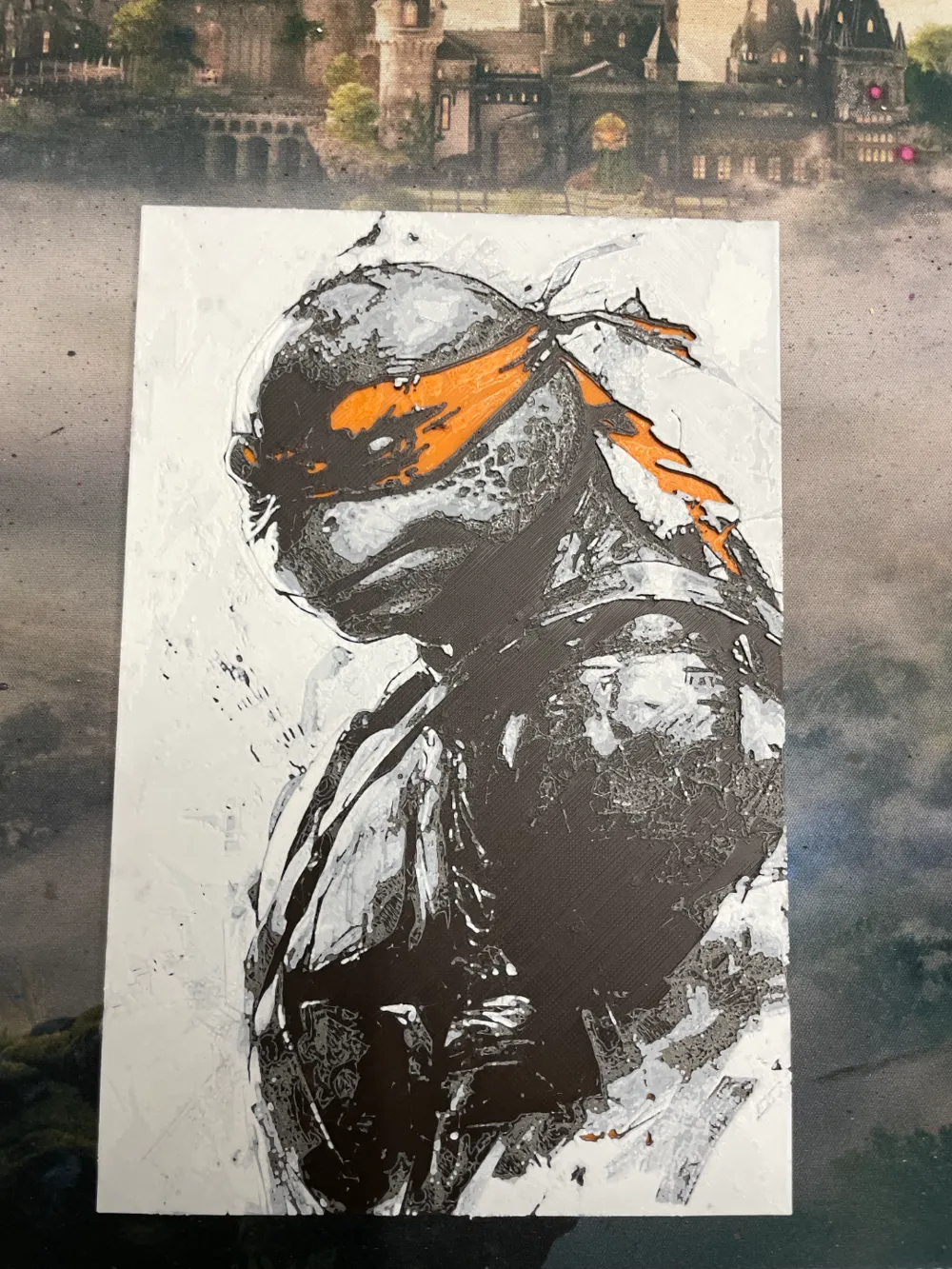 Michelangelo (Teenage Mutant Ninja Turtles) hueforge by benoit_3D ...