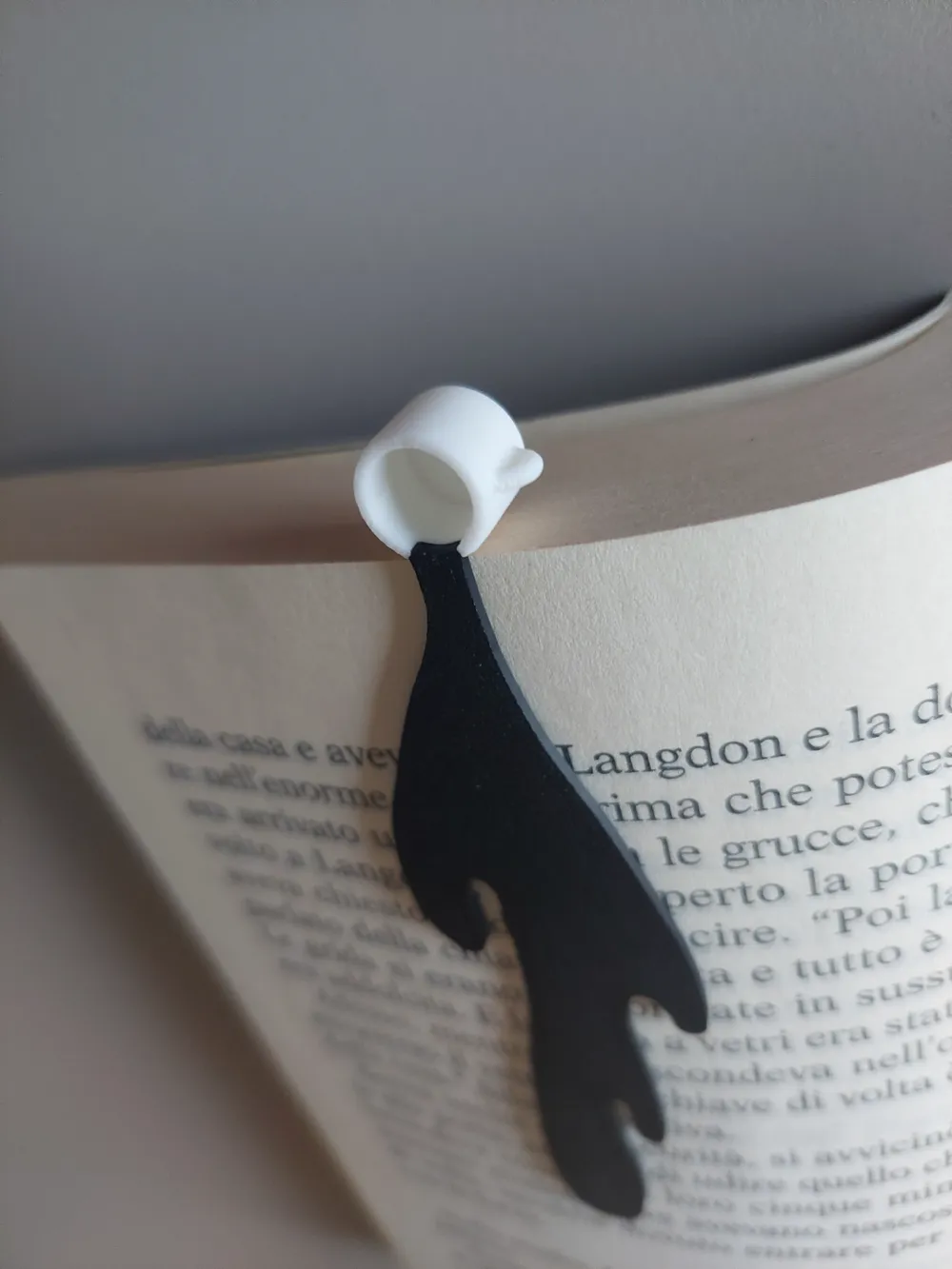 spilled coffee bookmark by jackplus - MakerWorld