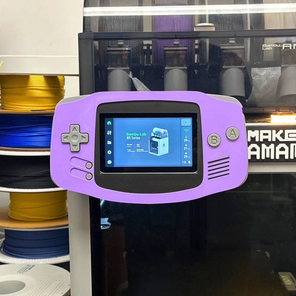 3D Printable Gameboy Faceplate for BambuLabs X1 and X1C by MakeIt3D ...