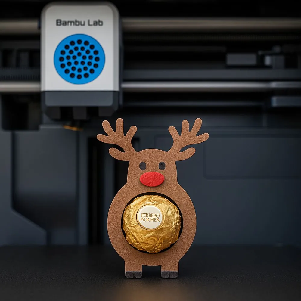 FERRERO ROCHER CHRISTMAS REINDEER / CHRISTMAS REINDEER - Free 3D Print ...