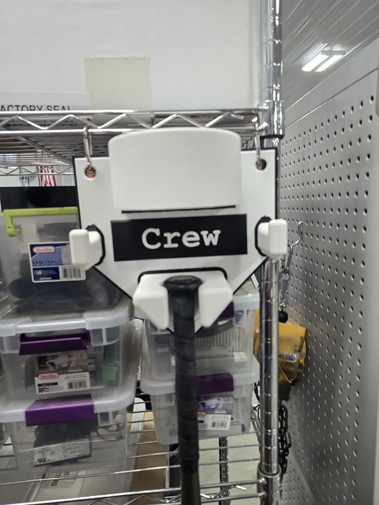 Baseball / Softball Dugout Equipment Organizer - Free 3D Print Model ...