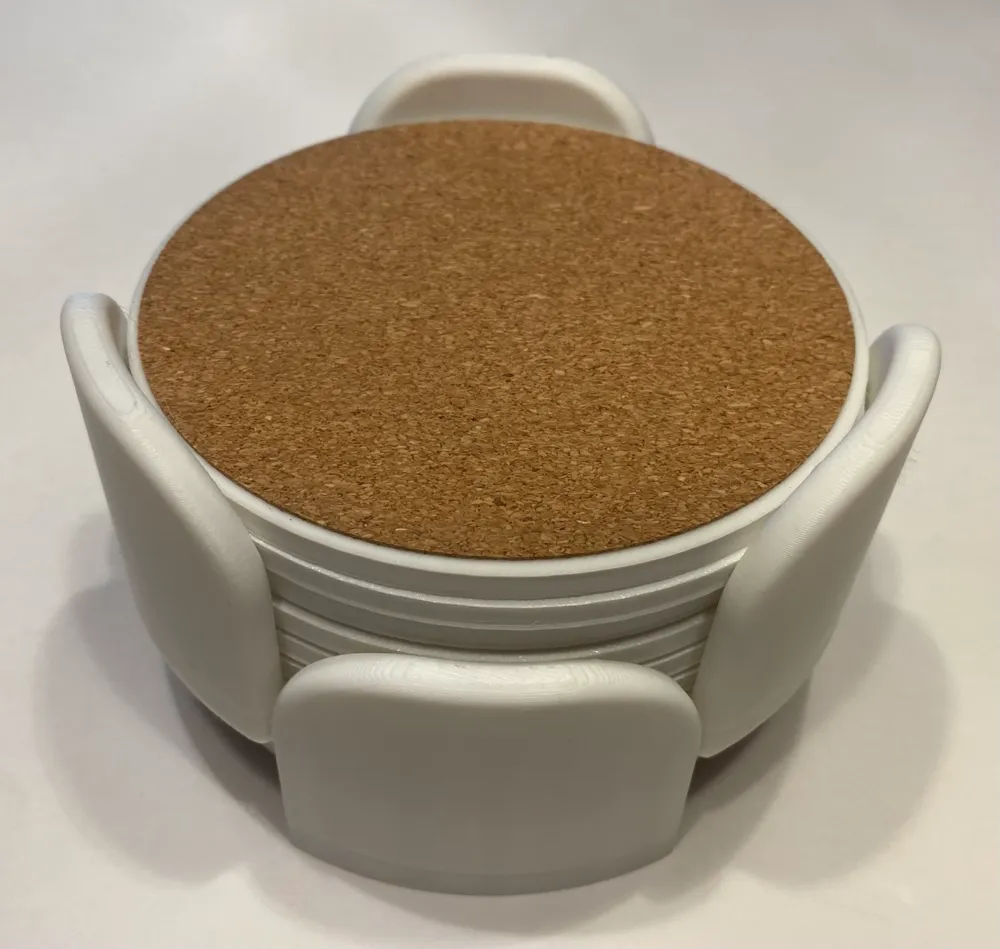 Coaster Holder for 100mm drink coasters by TheDustyCelt - MakerWorld