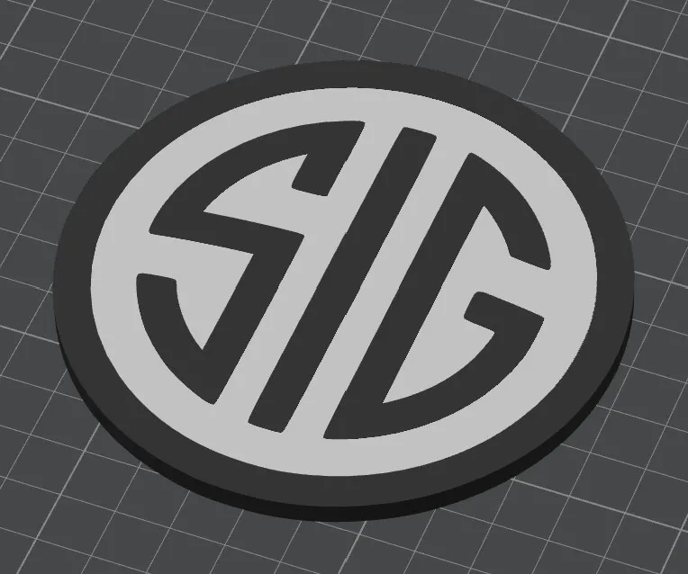 Sig Sauer Firearms Logo Magnet by ChopperOriginals - MakerWorld