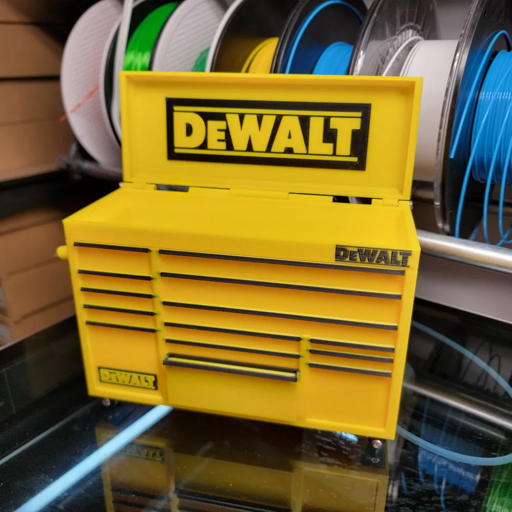 DeWalt Desk Tool Chest w/ Lid Business Display by joshua.makes - MakerWorld