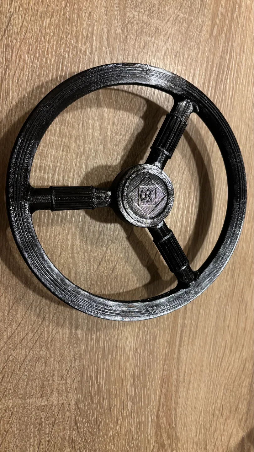 Two-part Pedal Car Steering Wheel by Chakodelabodega - MakerWorld