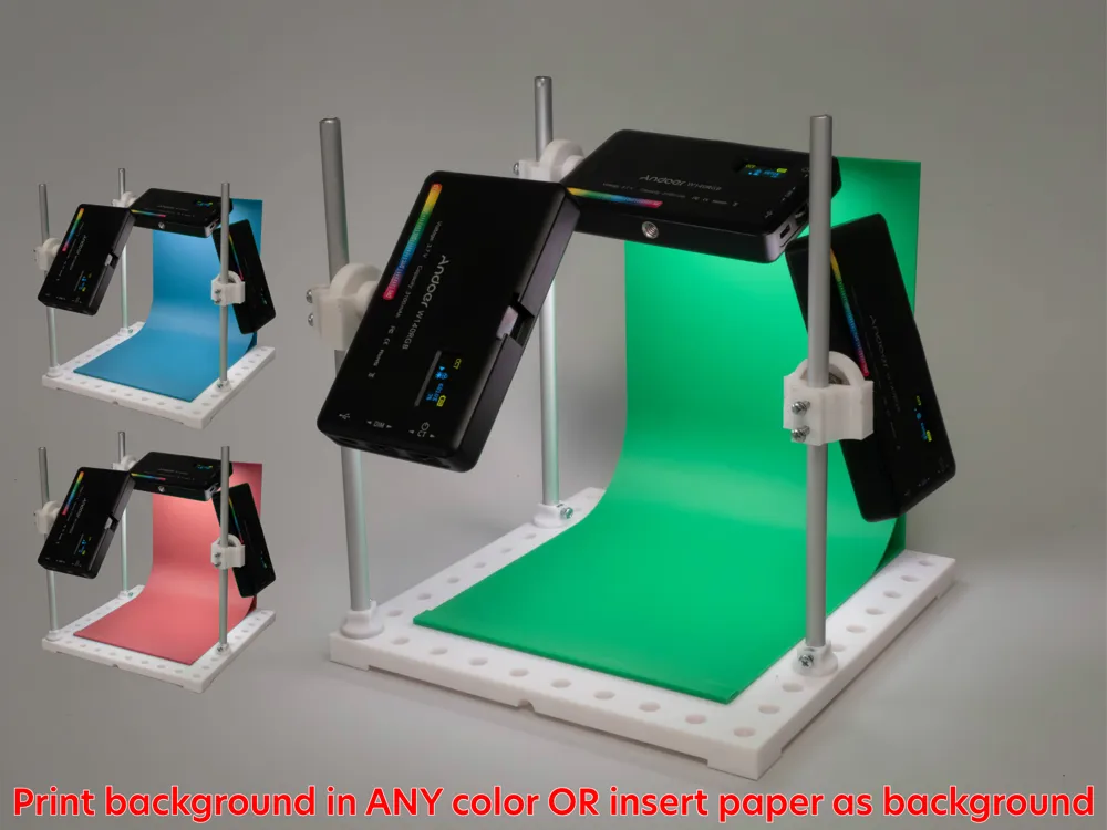 LightGrid Modular Mini Studio by 3d-PrintCreator MakerWorld: Download ...