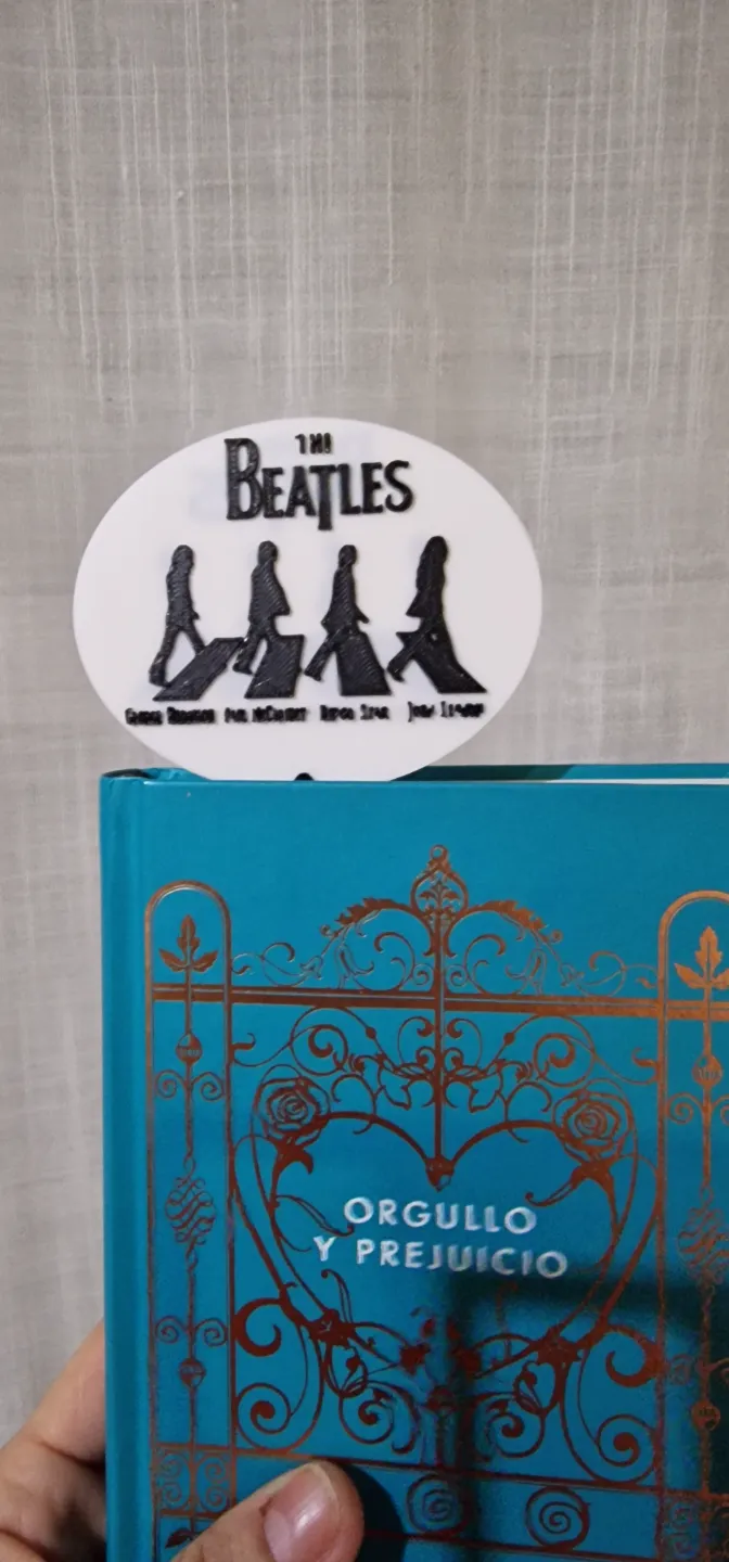 BEATLES bookmark Marcador libros BEATLES by darvil66 - MakerWorld