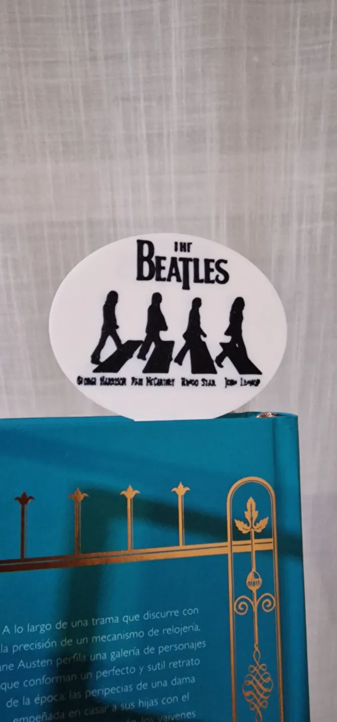 BEATLES bookmark Marcador libros BEATLES by darvil66 - MakerWorld