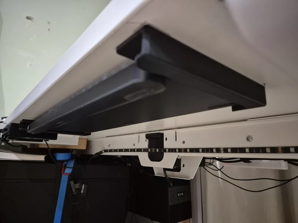 Logitech MX Keys under desk mount storage - Free 3D Print Model ...