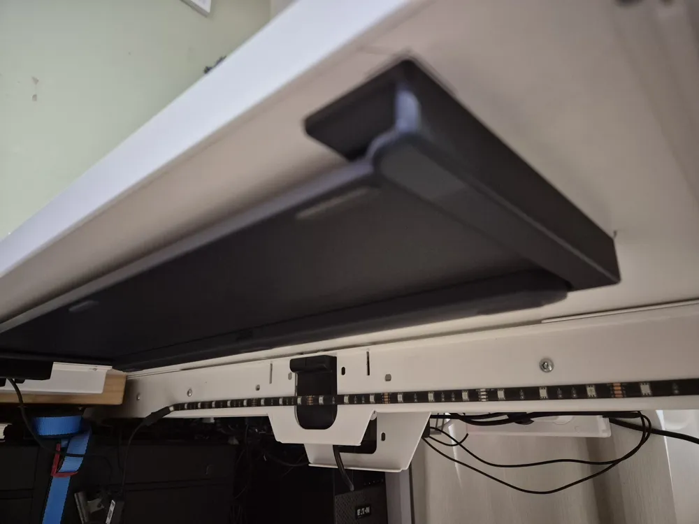 Logitech MX Keys under desk mount storage - Free 3D Print Model ...