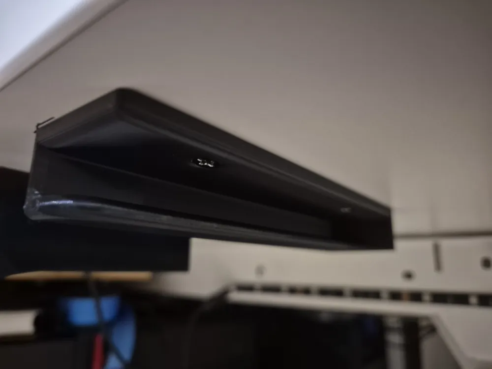 Logitech MX Keys under desk mount storage - Free 3D Print Model ...