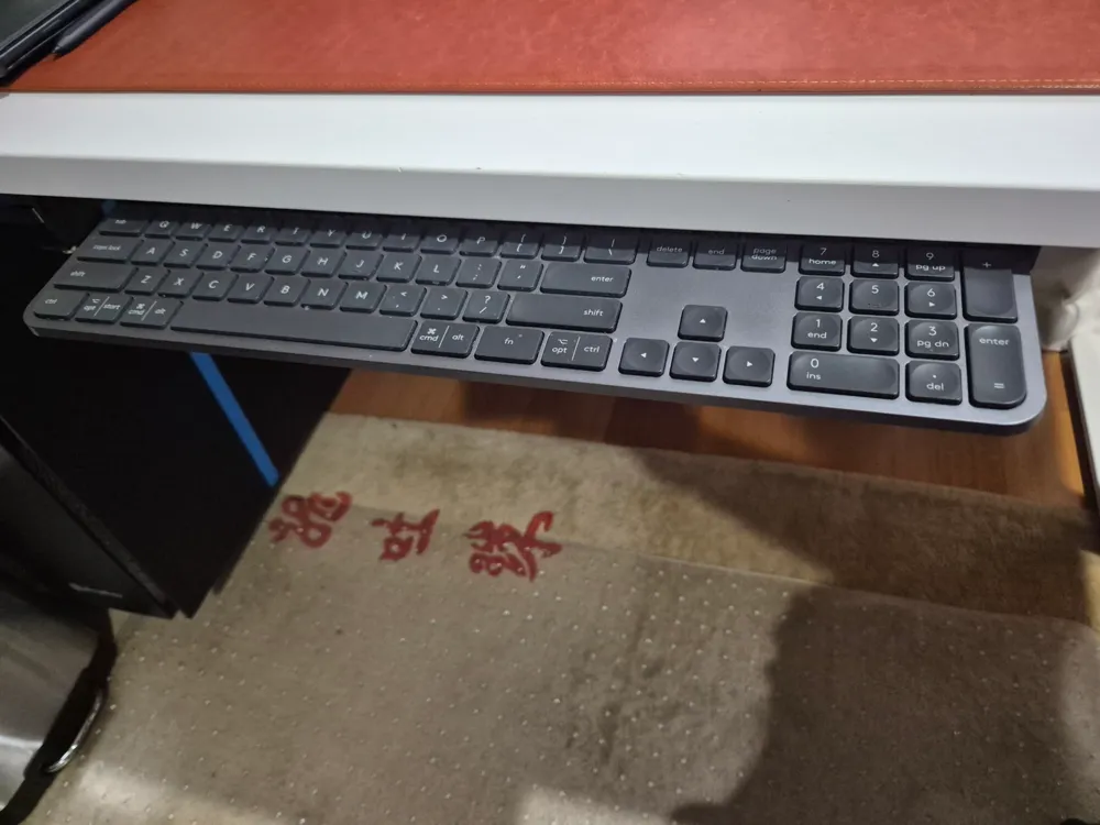 Logitech MX Keys under desk mount storage - Free 3D Print Model ...