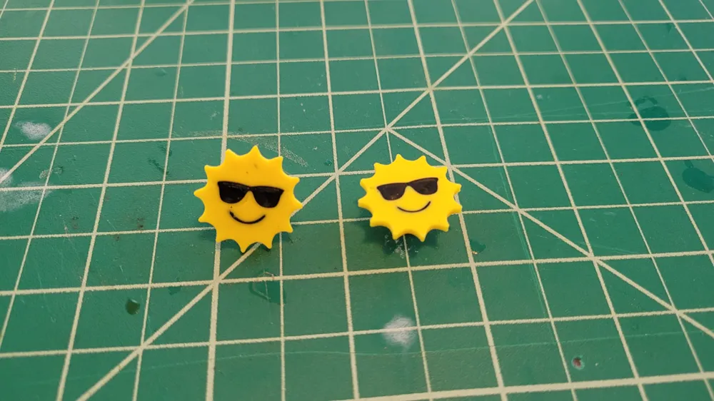 Sun with Sunglasses Shoe Charm (Jibbitz) by sidbarret007 - MakerWorld