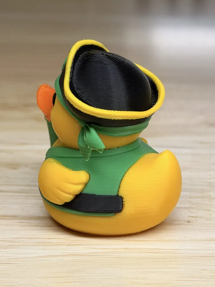 St. Patrick's Day Pirate Duck - Free 3D Print Model - MakerWorld
