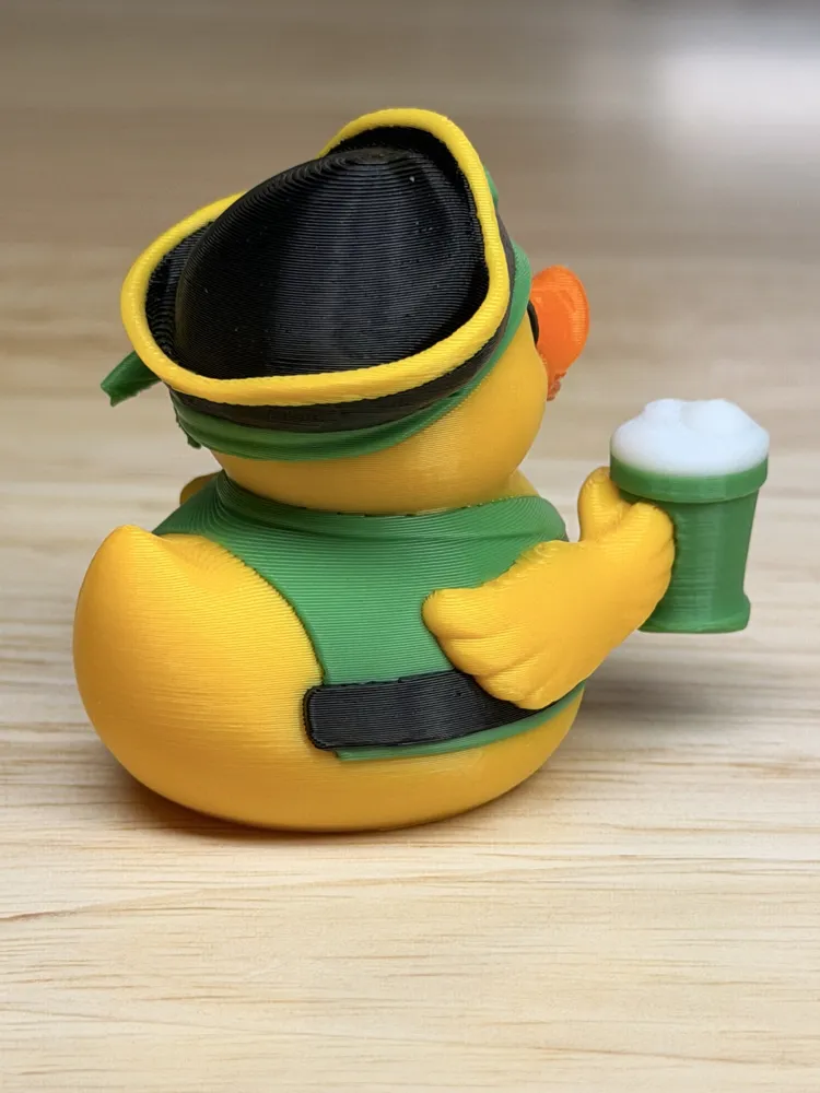 St. Patrick's Day Pirate Duck - Free 3D Print Model - MakerWorld