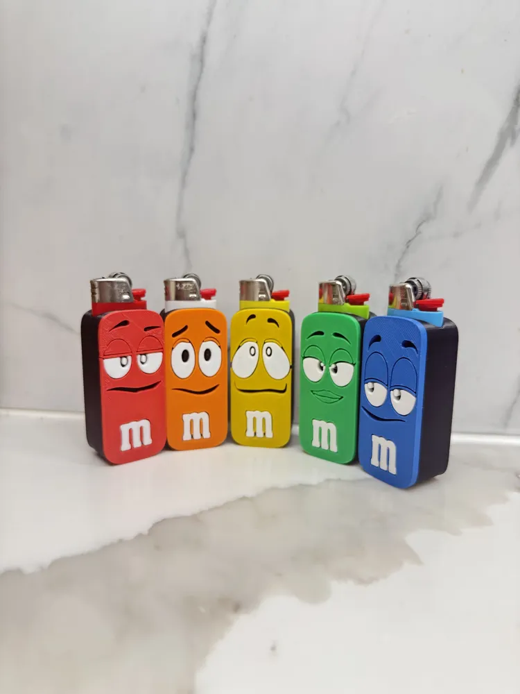 M&M lighter cases - Free 3D Print Model - MakerWorld