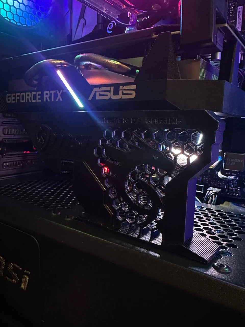 Graphics Card Antisag bracket/GPU Holder by JDK4m MakerWorld: Download Free 3D Models