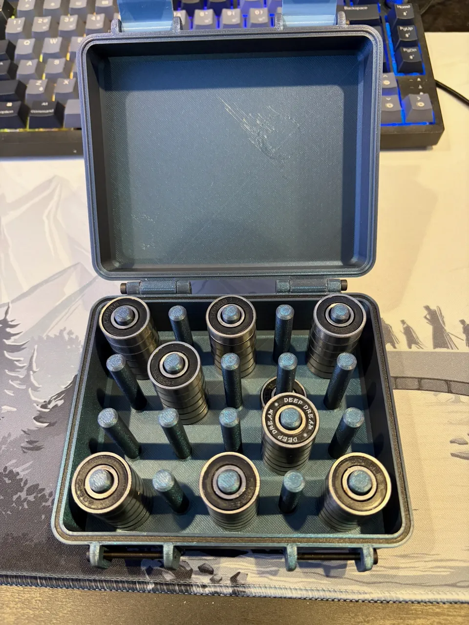 608 Bearing Storage Box v2.0 - Free 3D Print Model - MakerWorld