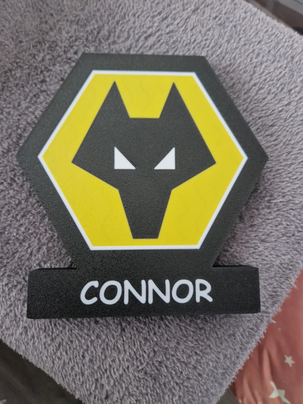 wolverhampton wanderers wwfc door name editable by MagicalMan - MakerWorld
