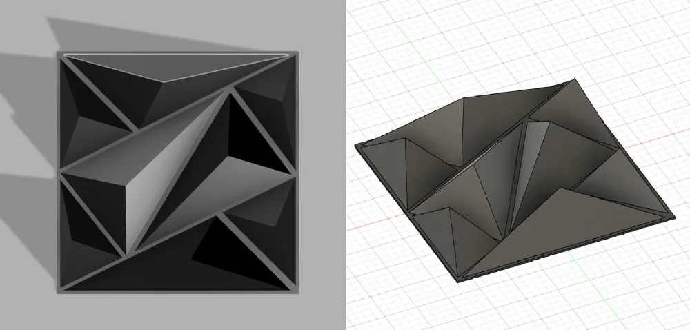 3D wall panel / Textured wall panel - Version 2 by JP3D MakerWorld ...