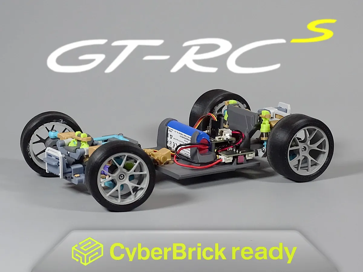 GT-RC S V.1.1 CyberBrick Carro RC Modular por Mr.Rod MakerWorld: Baixe modelos 3D gratuitos