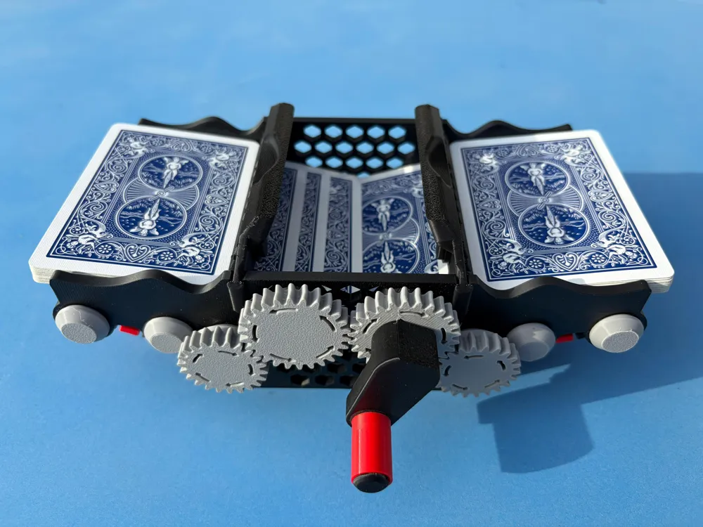 Card Shuffler V2 - No Screw, No Glue - Free 3D Print Model - MakerWorld