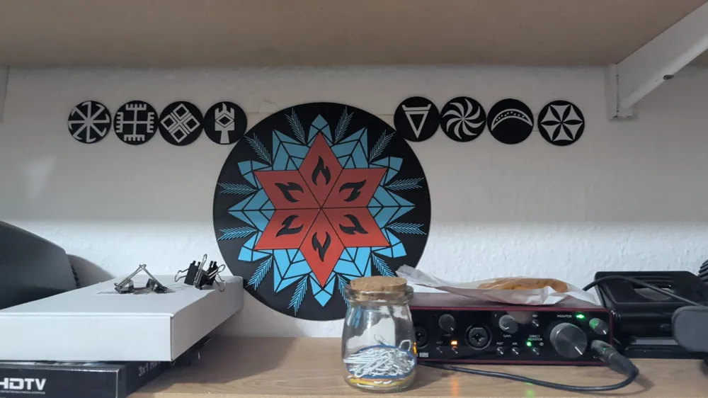 Símbolos Eslavos Símbolos Eslavos, Sin AMS - Modelo de impresión 3D ...