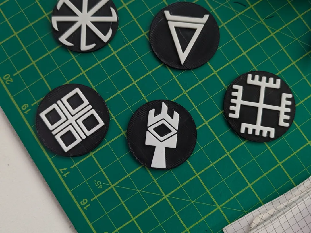 Símbolos Eslavos Símbolos Eslavos, Sin AMS - Modelo de impresión 3D ...