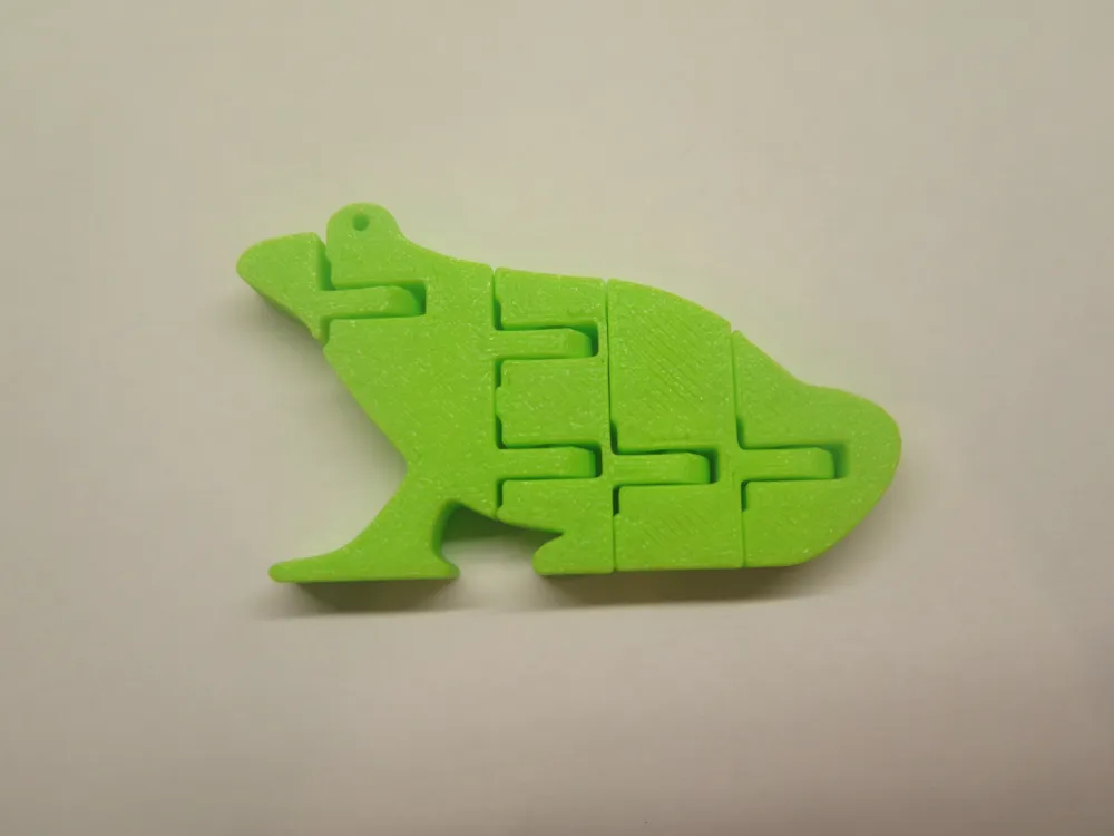 Flexi Frog by Pedro&John MakerWorld: Download Free 3D Models