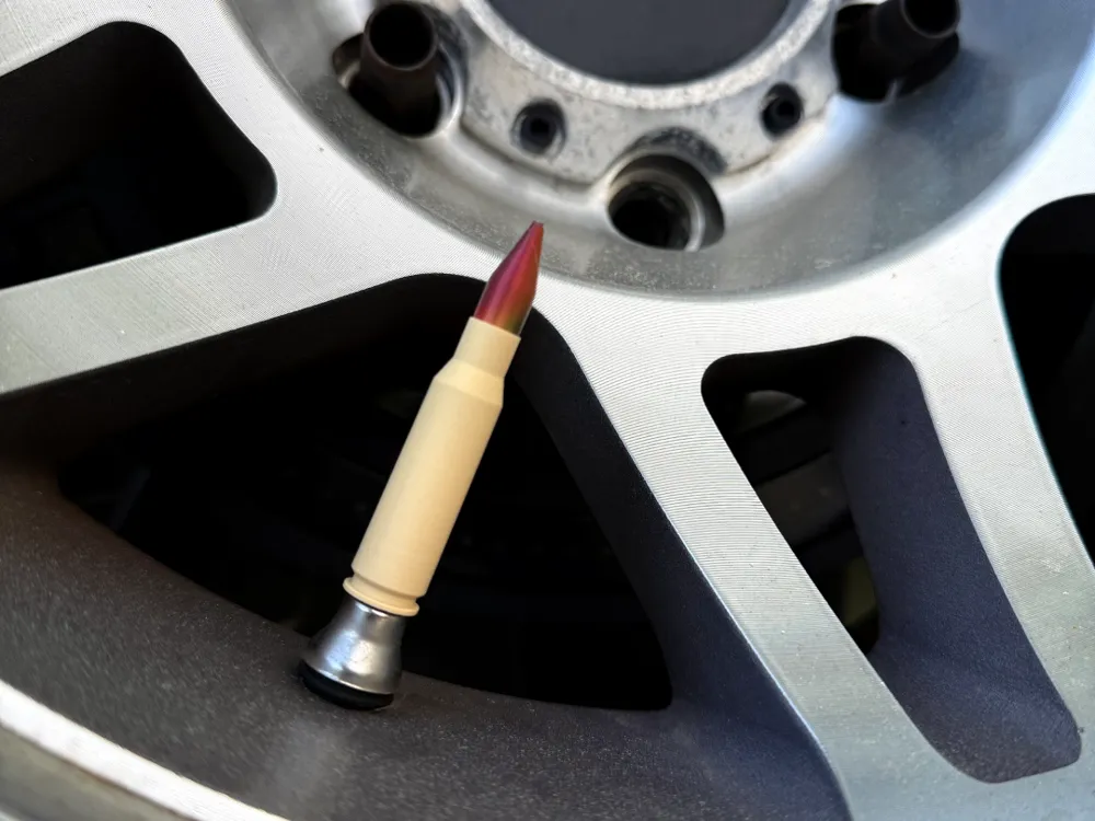 Valve Stem Caps : 50cal BMG Round by ShapeShift 3D Creations MakerWorld ...